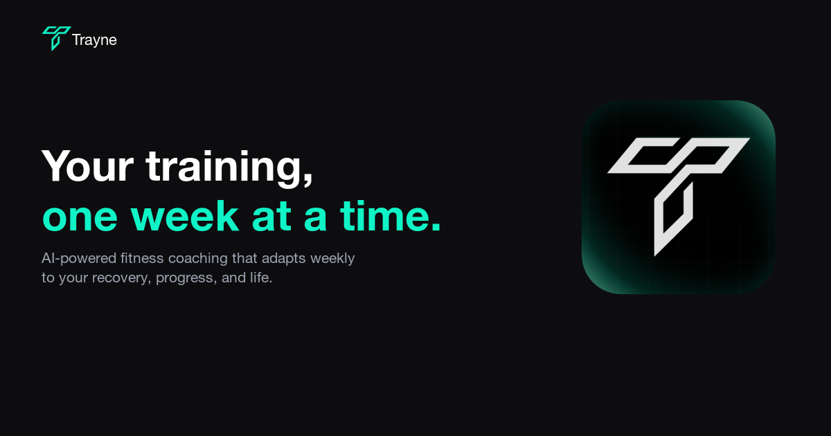 The AI training coach, finally built right. | Trayne